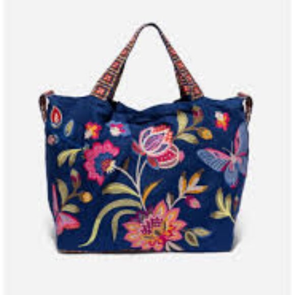 Johnny Was | Bags | Johnny Was Gracey Linen Tote Bag | Poshmark